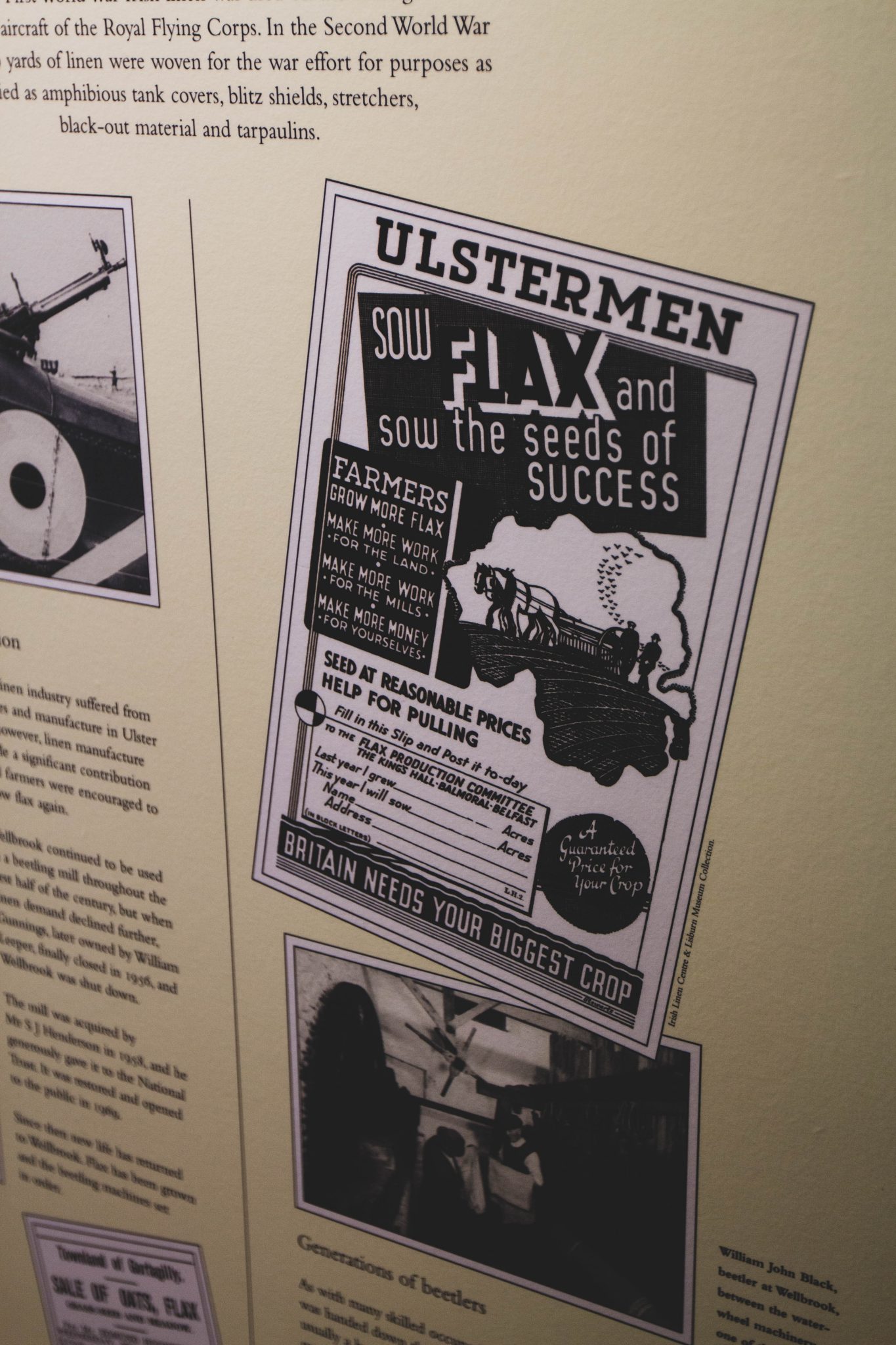 Les dessous du lin irlandais au Wellbrook Beetling Mill - Vio Vadrouille